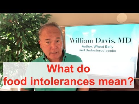 What do food intolerances mean?