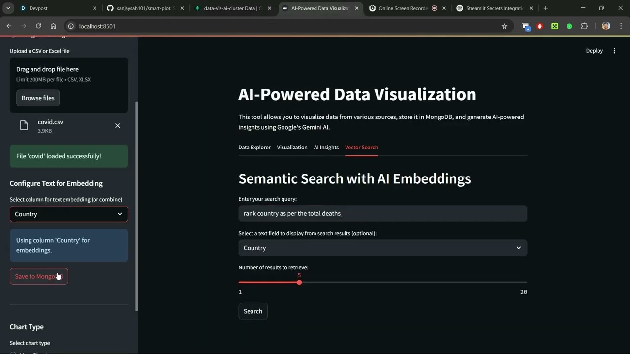 Smart Plot   AI Powered Data Visualization Tool