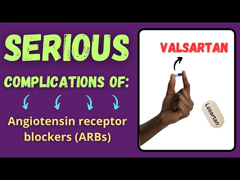 Serious side effects of Losartan, Valsartan and Telmisartan | Important complications of ARB