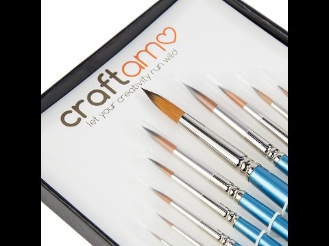 Fine Detail Paint Brushes Set from Craftamo – Desktop Reviews