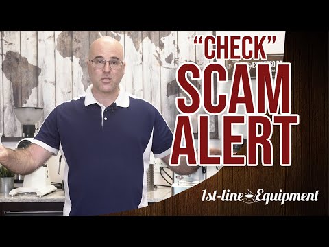 "Check" Scam Alert!