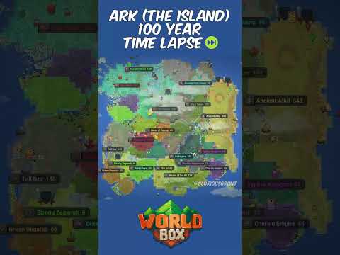 WorldBox Timelapse - Ark: The Island ???? Battle Royale #worldbox