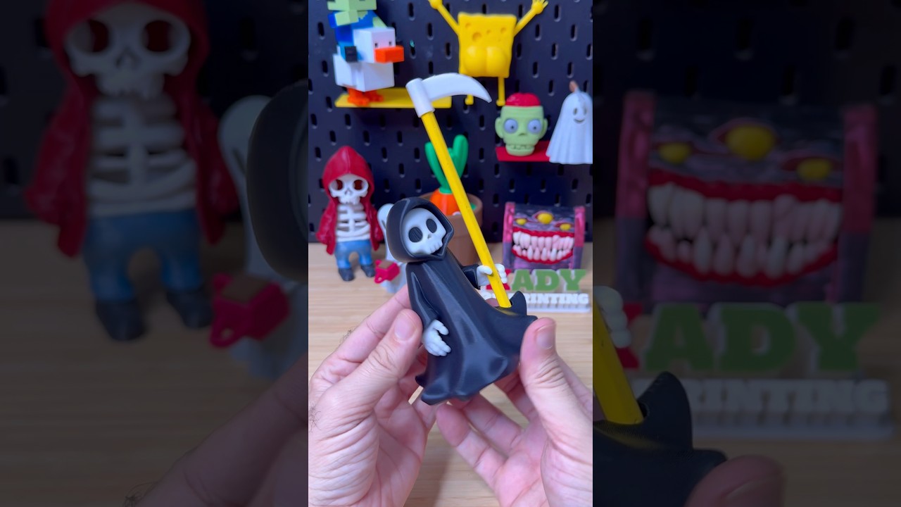 3D Printed Grim Reaper Pencil Holder