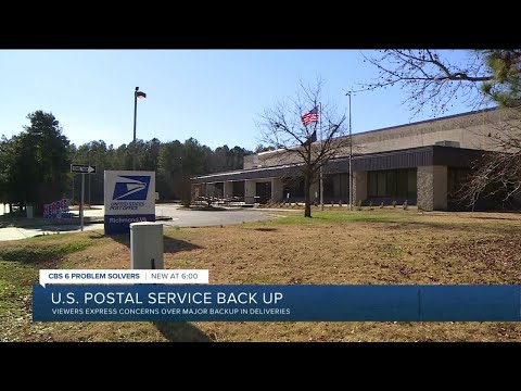 Man: Package 'hasn’t moved in 12 days' at USPS Sandston plant