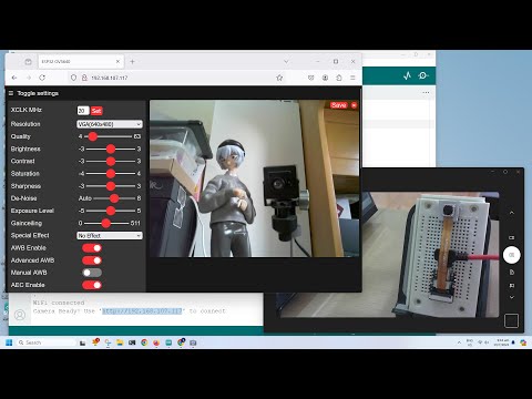 First try CameraWebServer on Seeed Studio XIAO ESP32S3 Sense + ov5640 Cam(AF), in Arduino framework.