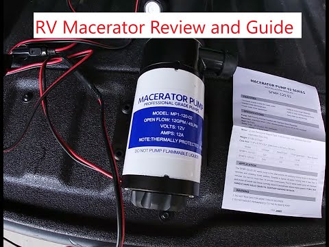 Empty Your RV Tanks at Home! RV Macerator Review and Operation