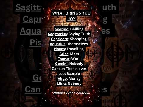 WHAT BRINGS YOU JOY #zodiacsign #astrology #astrologysigns #leo #realitycheck #fyp #zodiacfacts #leo