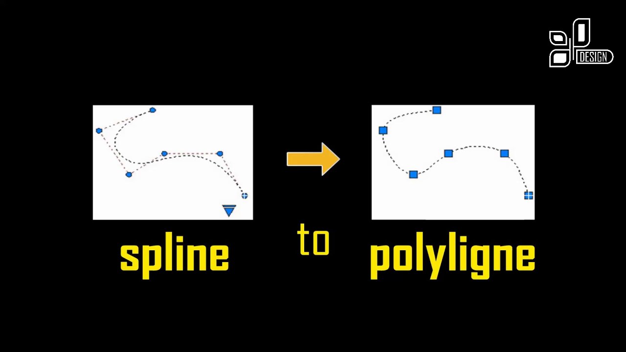 Spline to Polyline AUTOCAD