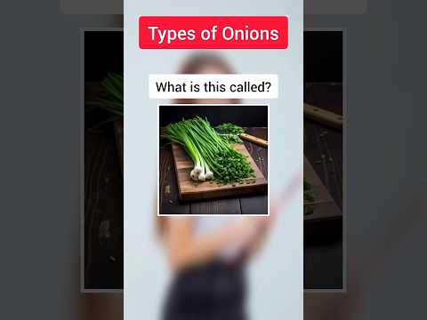 Can you name these types of Onions? #learnenglish #dailyenglish #vocabulary #learn