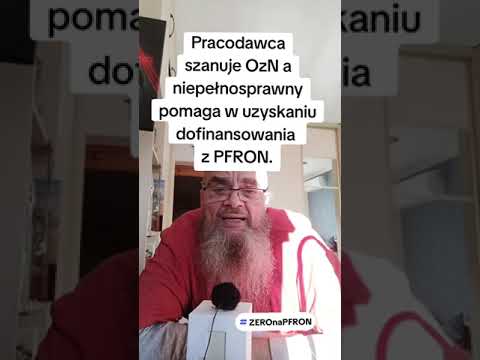 Pracodawcaszanuje OzN a niepełnosprawny pomaga w uzyskaniu dofinansowania z #PFRON.