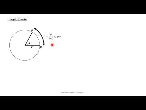 CIRCLES: CHORDS AND TANGENTS|LENGTH OF AN ARC