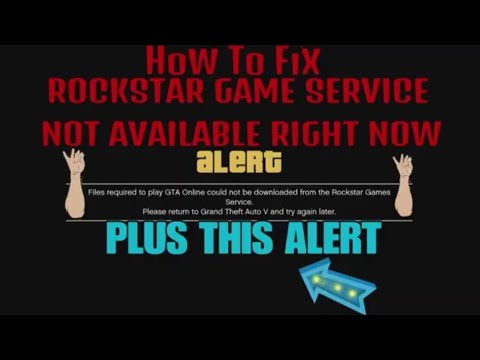 ⚠️ROCKSTAR GAME SERVICE NOT AVAILABLE RIGHT NOW ⚠️