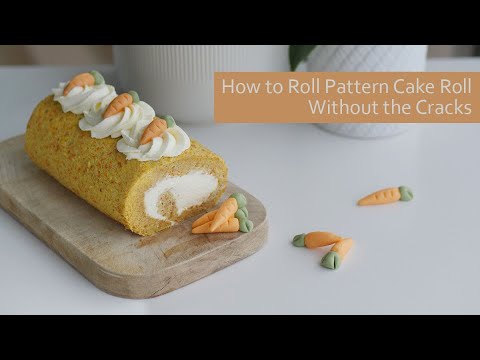 1-Minute Demo: How to Roll Cake Roll without the Cracks