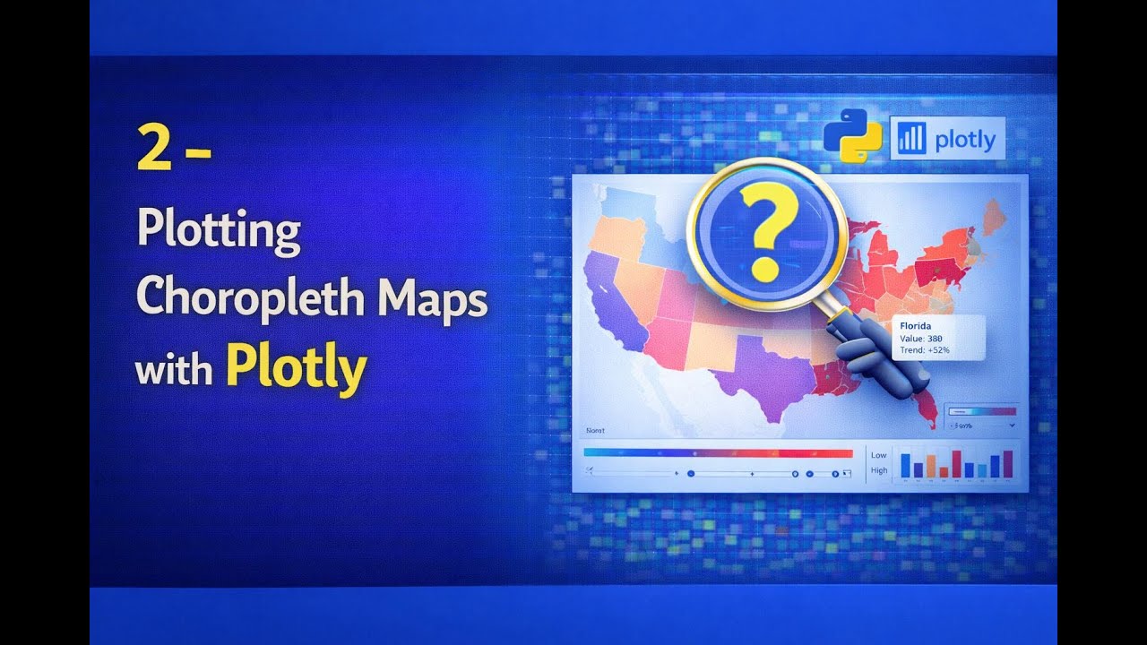 Creating Interactive Choropleth Maps with Plotly for Python Geospatial Visualization