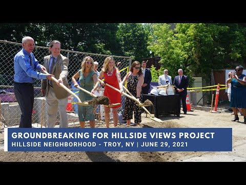 Groundbreaking for Hillside Views Neighborhood Revitalization Project