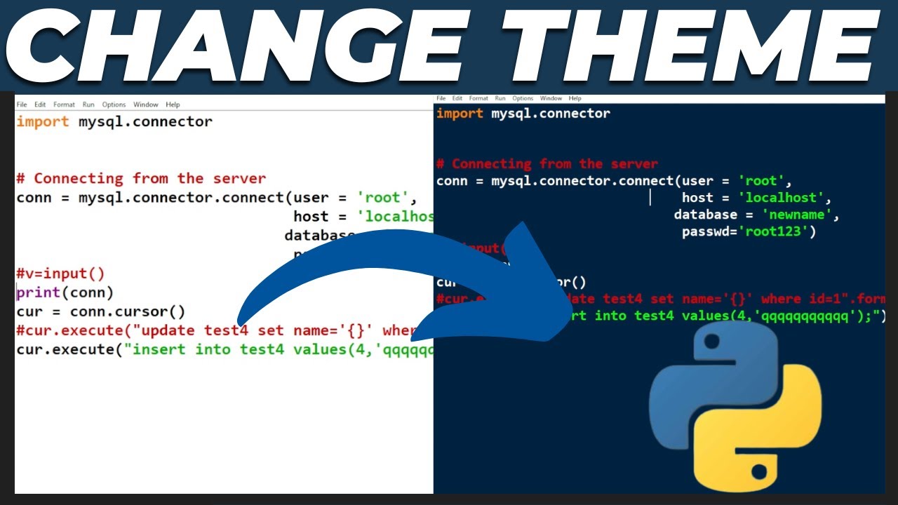 How to Change Python Idle Background Color | Switch to Dark Theme