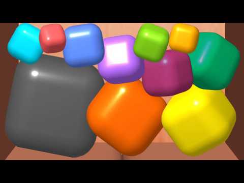 Merge Cube 2048 3D - ASMR Gameplay (Cubes Math, Level Up Colorful Blocks Jelly Balls)