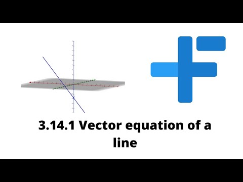 3.14.1 Vector Equation of a Line| IB Math AA | Mr. Flynn IB