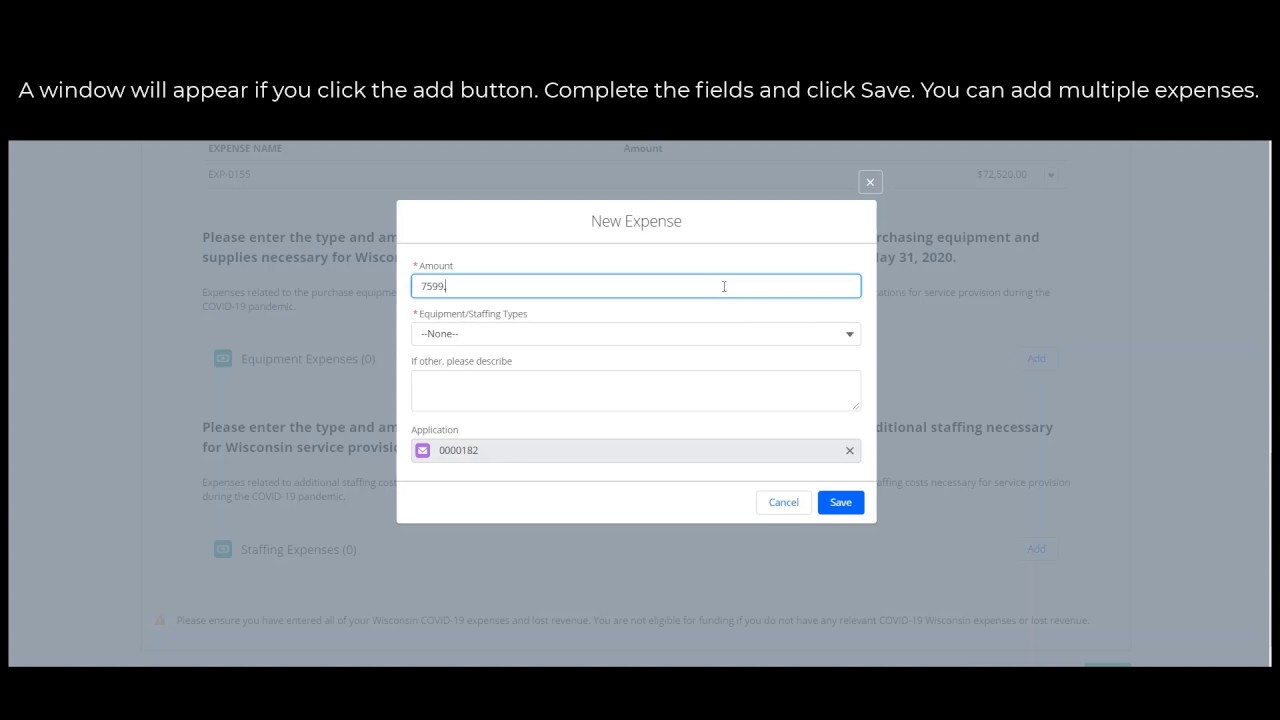 CAPP Program: Create and Submit Application