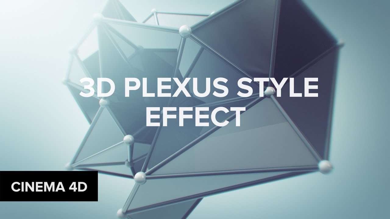 Cinema 4D: 3D Plexus Style Effect with Mograph Tutorial
