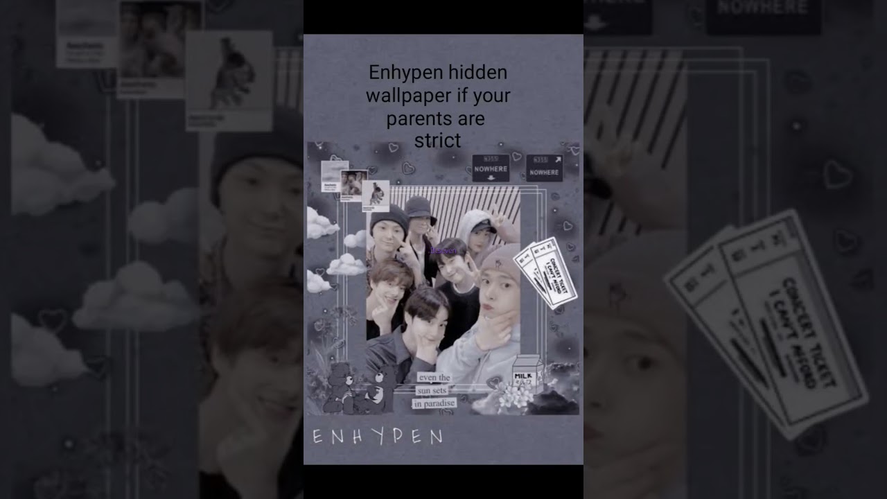enhypen hidden wallpaper if your parents are strict 🦋(requested)#enhypen#engene#kpop#shorts