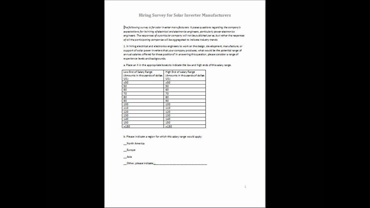 Power Electronics Engineers in the Solar Inverter Industry: Salary and Hiring Trends