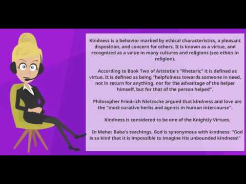 What is KINDNESS What does KINDNESS mean KINDNESS meaning, definition & explanation