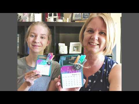 How to Create an Academic Calendar Locker Caddy