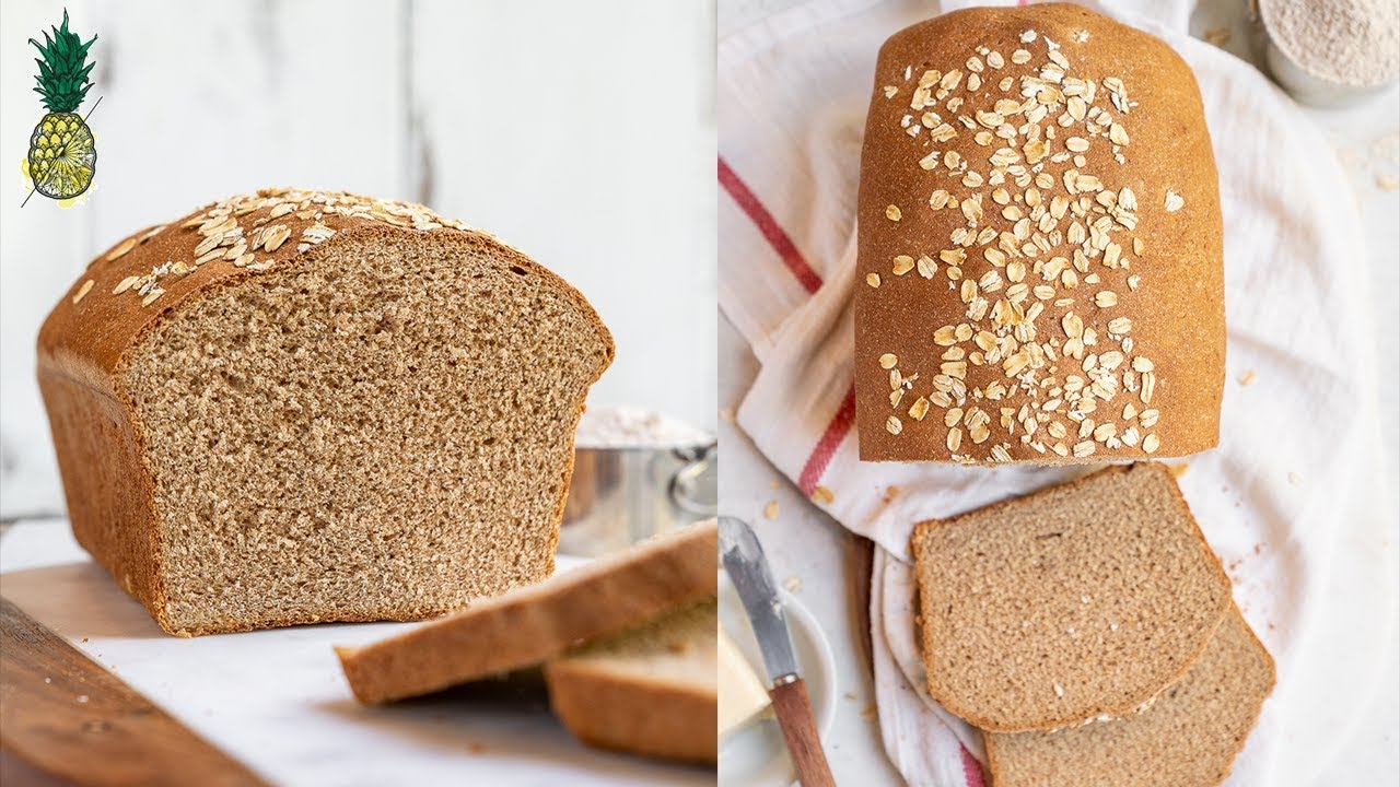 Homemade Whole Wheat Bread | Perfect for Sandwiches