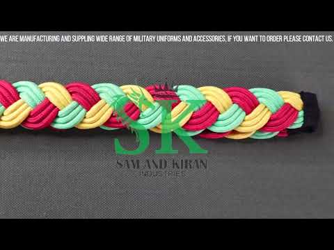 Uniform Shoulder Cords Red,Green, Yellow, Military Police Army Shoulder Cord,