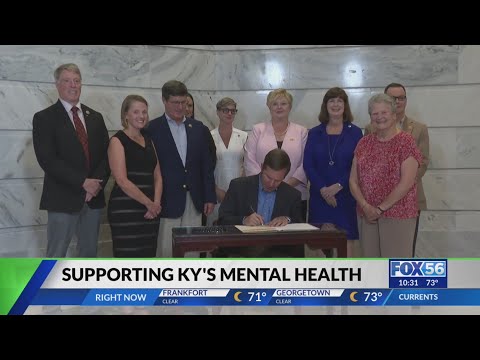 Gov. Andy Beshear signs bills pertaining to mental health in Kentucky