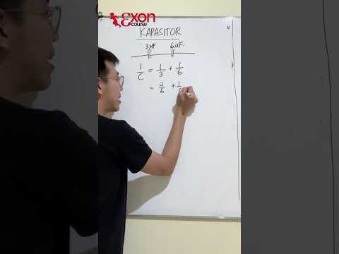 KAPASITAS PENGGANTI KAPASITOR SERI #short #fisika #kapasitor