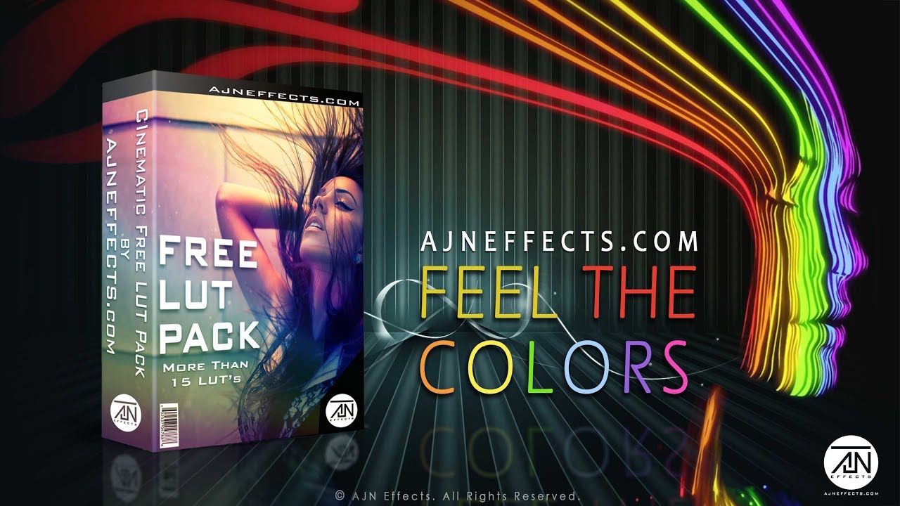 15+ Cinematic LUTs Pack by AJN Effects (Tutorial + FREE Download)
