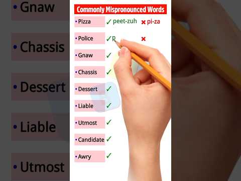 Pronouncing Common Words WRONG! (You've Been Saying Them ALL Wrong) #shorts #esl #english