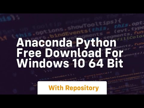 anaconda python free download for windows 10 64 bit