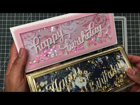 Birthday Shaker Slimline Cards | Using My Favorite Dies 😍