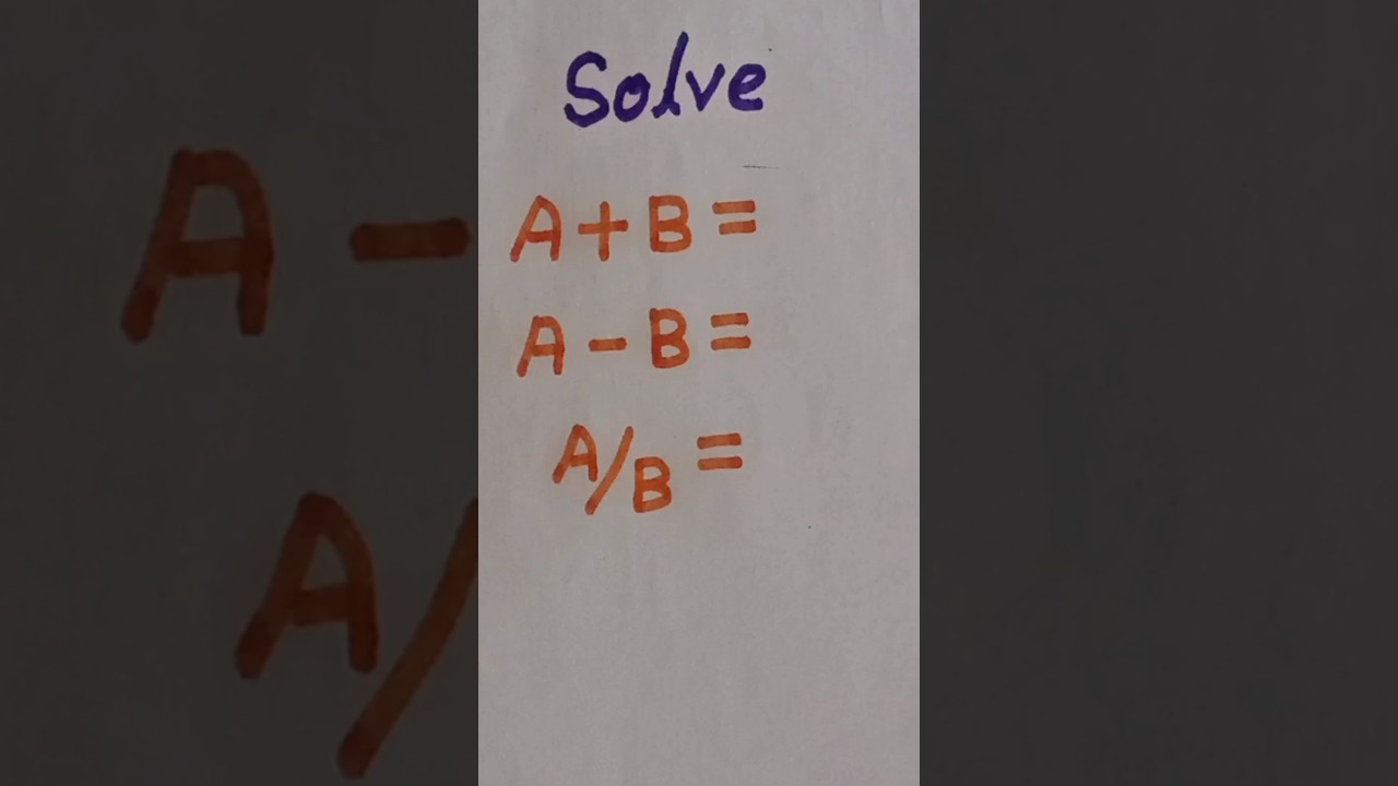 Logic Math/Alphabet Math #logic #short #best #math