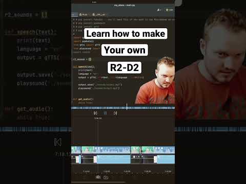 Learn how to CODE your own R2-D2 Virtual Assistant! Python for Beginners