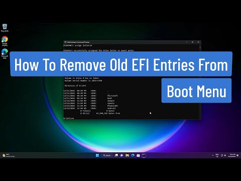 How To Remove Old EFI Entries From Boot Menu Without Using BCDEdit or Any Other Seaware