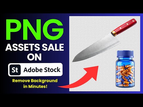Best-Selling PNGs on Adobe Stock | Remove Background in 1 Click (100% FREE)