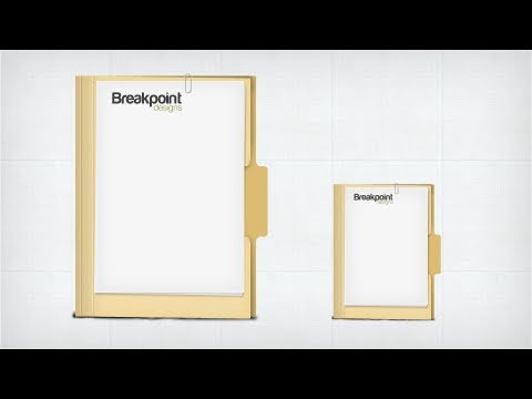 Creating a Vector Website Folder Icon - Time Lapse