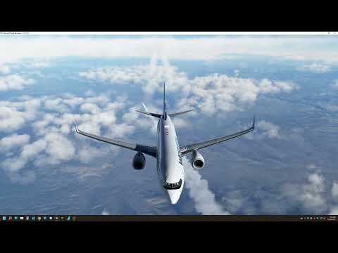 FS2020 Westjet 737 cross path with Jazz CRJ-900 flight 8763 at 37000ft