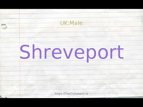 How to pronounce shreveport