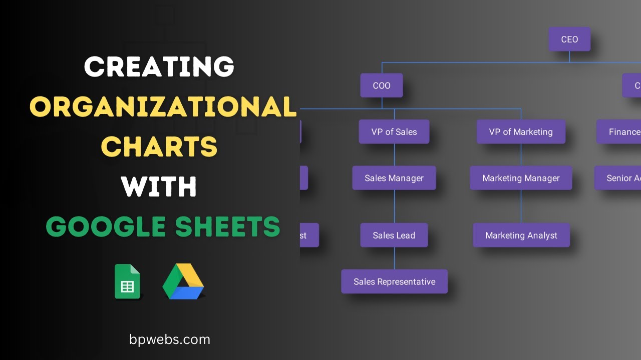 Creating Organizational Charts with Google Sheets