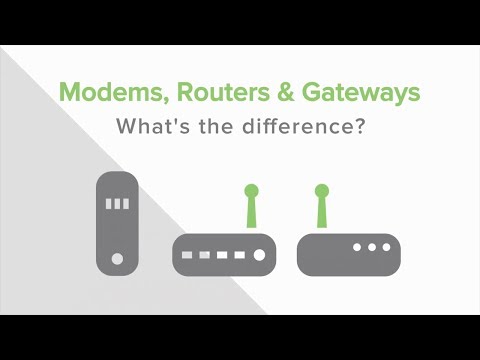 Modems Routers & Gateways: What's the Difference?