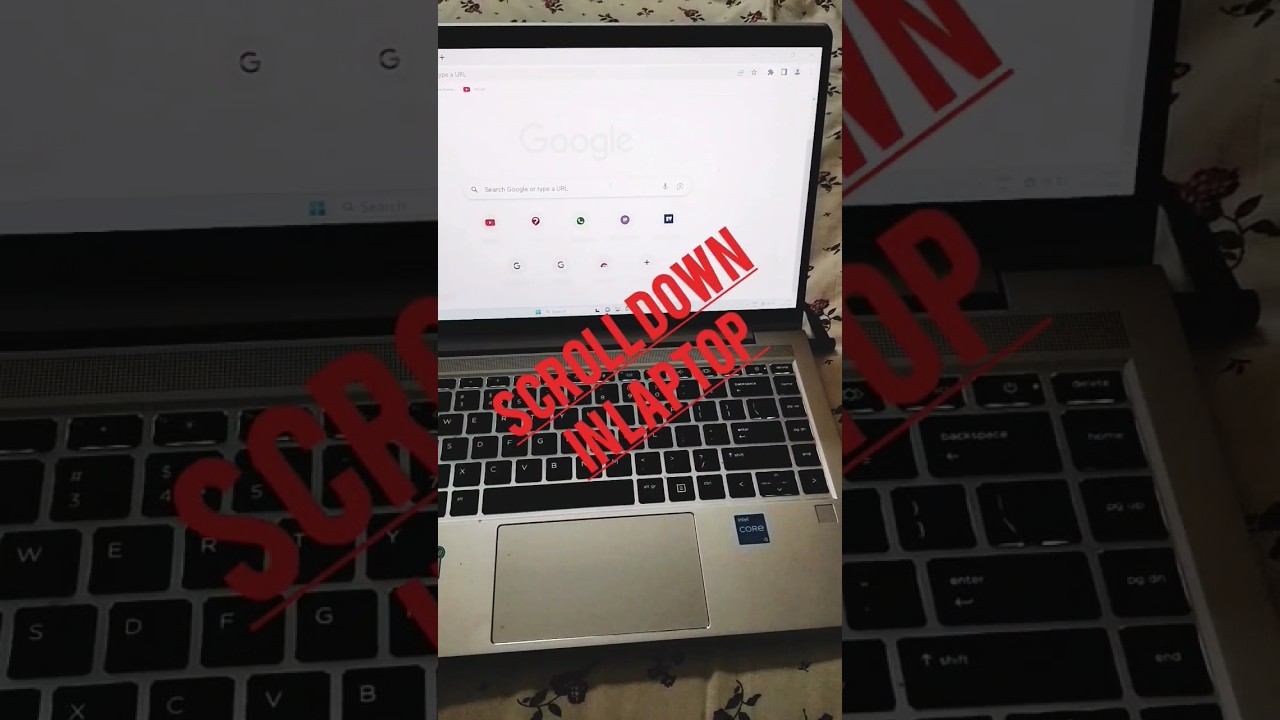 How to scroll down in laptop #shortcut #window #shortfeed #shortsfeed #viral #computer #windows