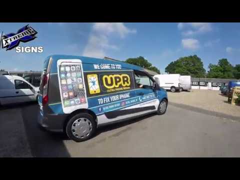 Xtreme Signs full Digital Print Wrap for Ultra Phone Repair!
