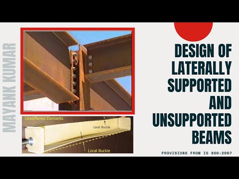 34 Design of Laterally Supported & Unsupported Beams