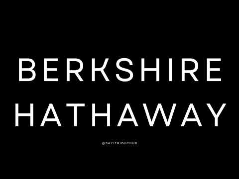 How to Pronounce Berkshire Hathaway (Correctly) ?