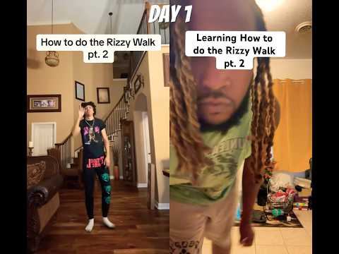 How to do the Rizzy Walk #Day1#tutorial w/ @g2chill_ #dancetutorial #new
